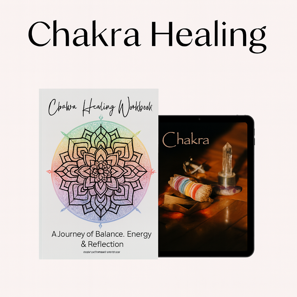 Chakra Healing Journal & Guided Meditation Bundle - Earthtones